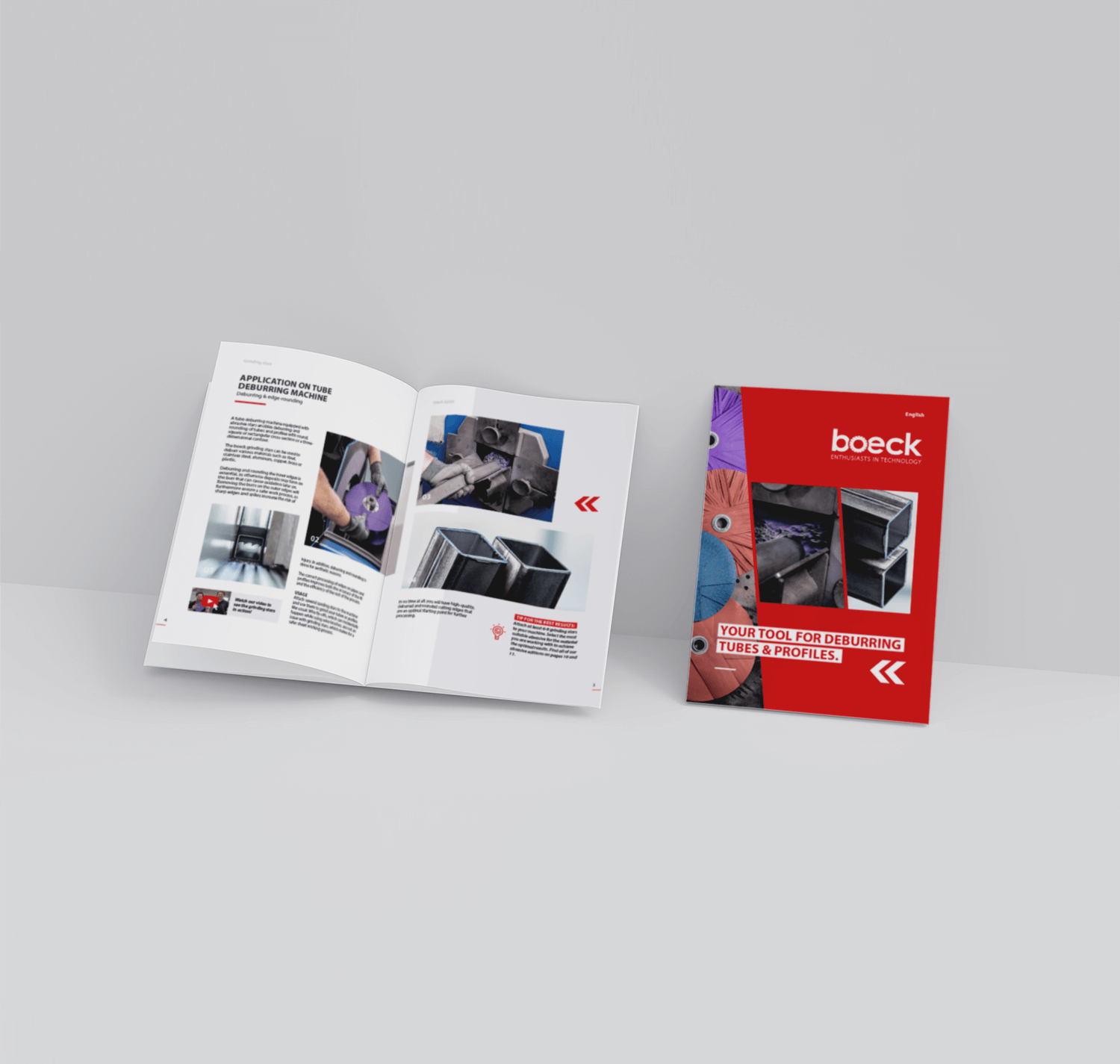 Sanding stars for tubes and profiles - boeck GmbH